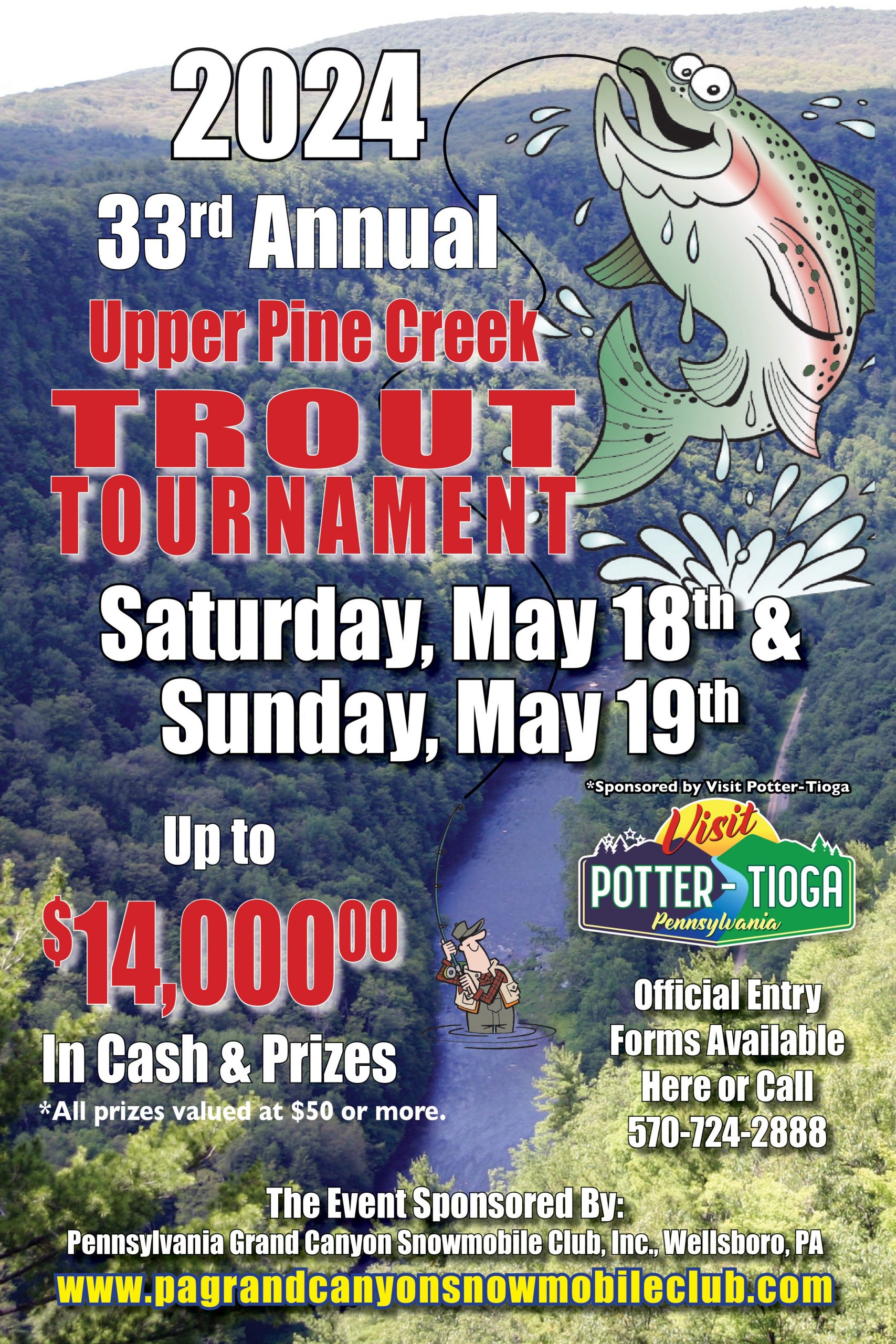 Trout Tournament – 2024 Main – PA Grand Canyon Snowmobile Club